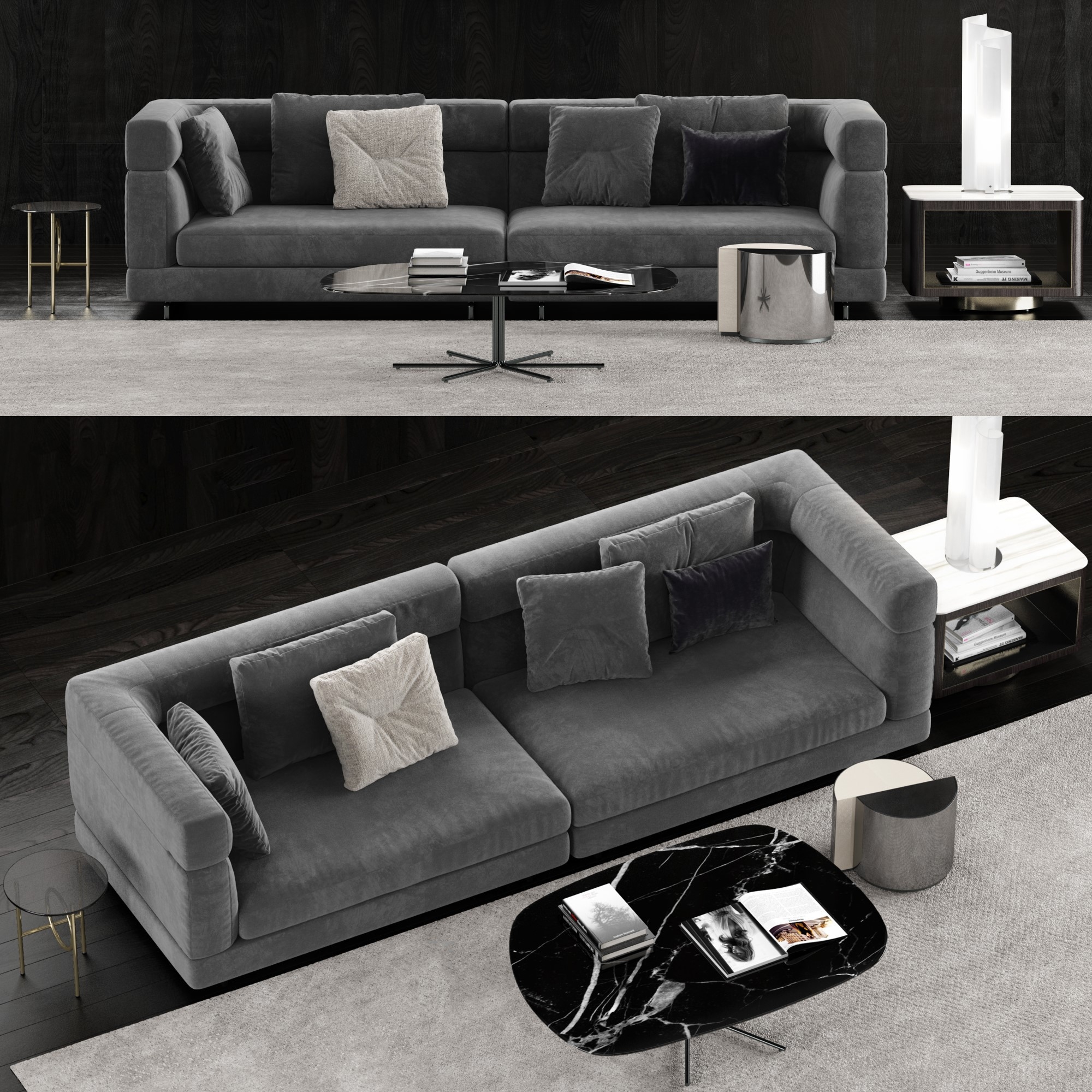 Minotti alexander sofa 3 3D - TurboSquid 1588030
