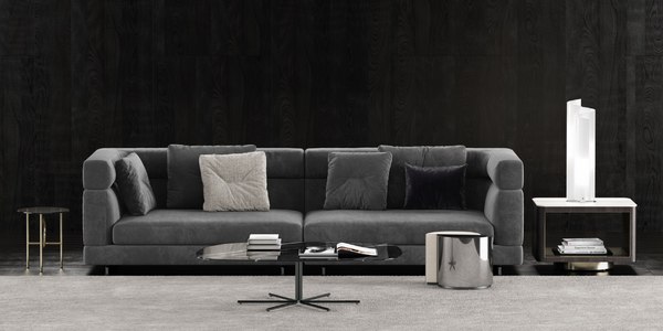 Minotti alexander sofa 3 3D - TurboSquid 1588030
