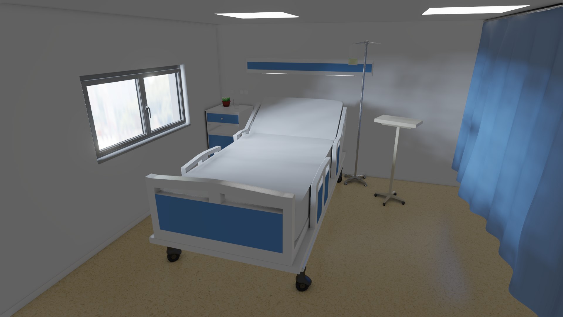 3D hospital model - TurboSquid 1588141