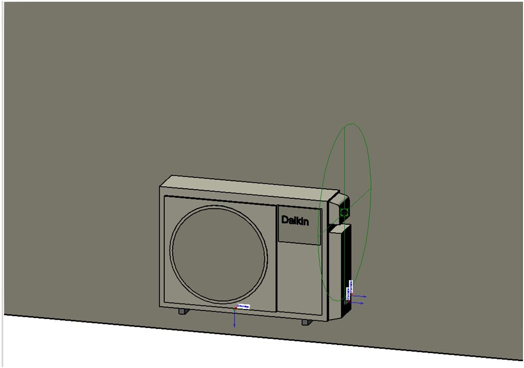 Building Revit Family daikin HVAC heatpump