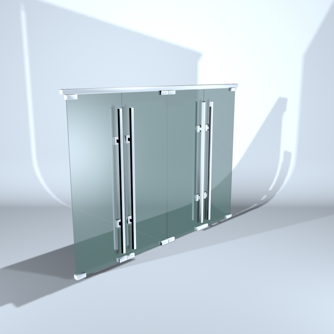Free glass door 3D model - TurboSquid 1588560