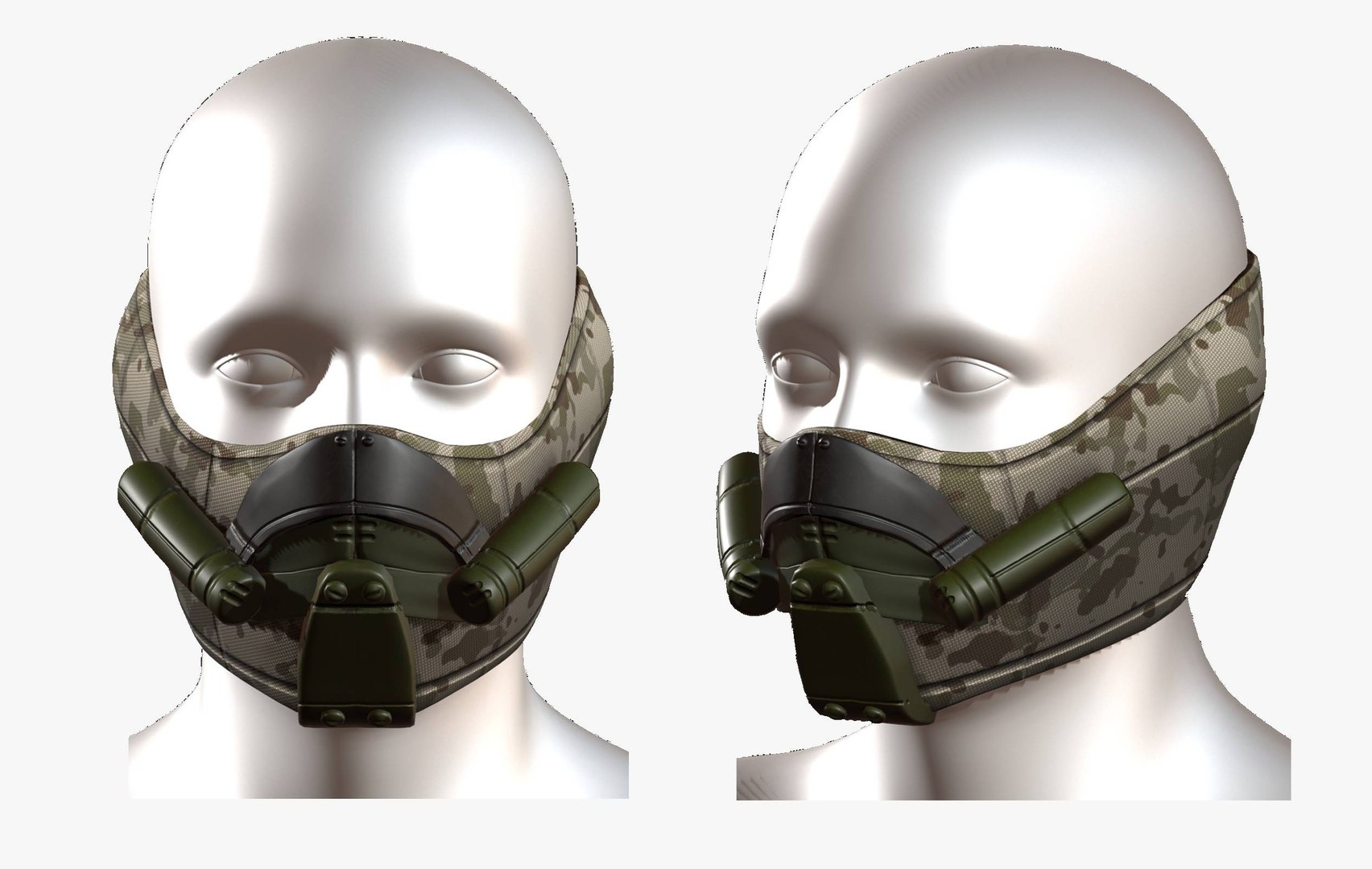 3D gas mask model - TurboSquid 1588645
