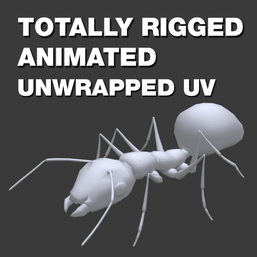 3D ant rigged animations - TurboSquid 1588723