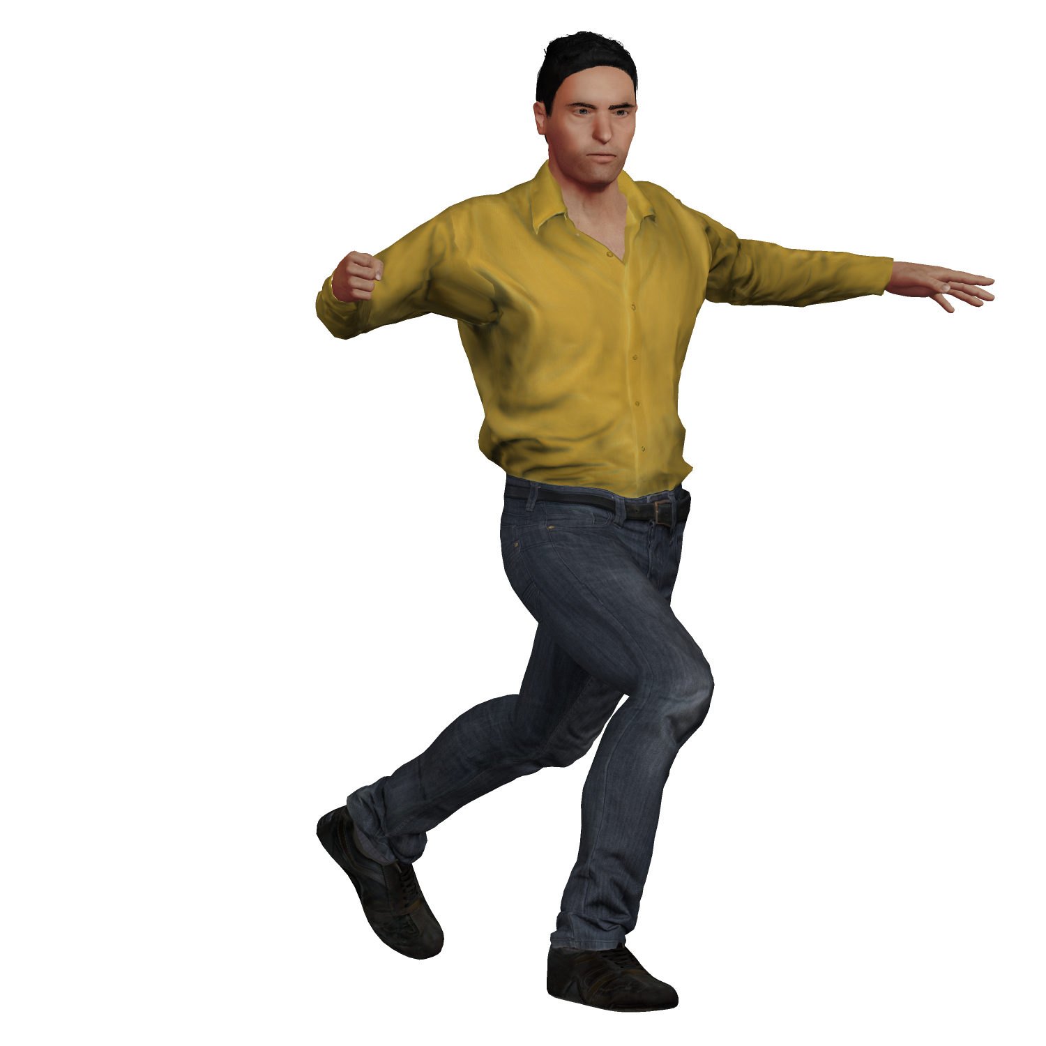 Middle aged russian man character 3D model - TurboSquid 1588830
