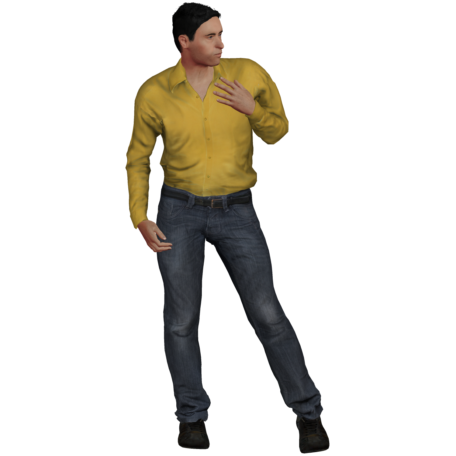 Middle aged russian man character 3D model - TurboSquid 1588830