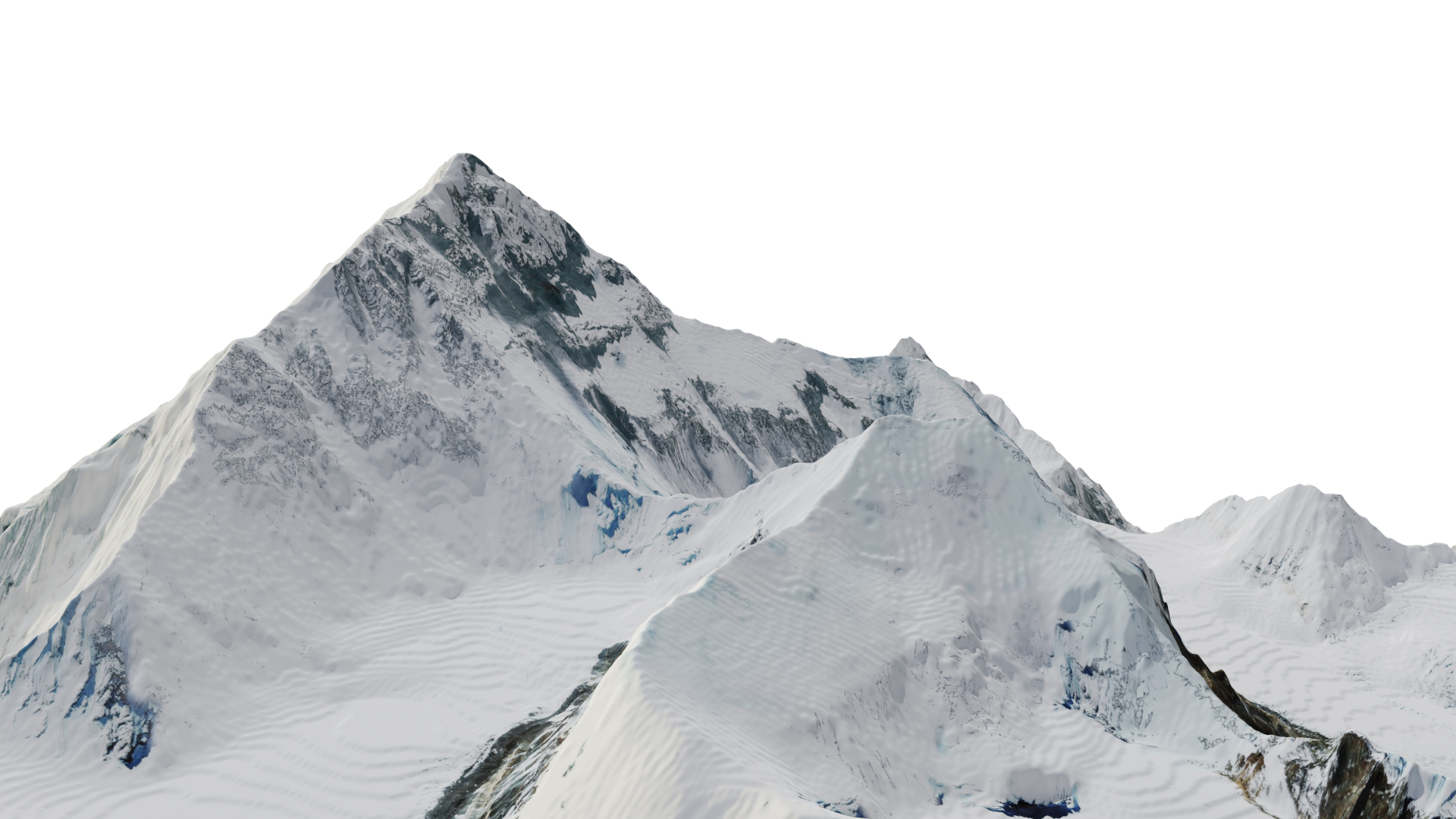 Photorealistic terrain mount everest 3D - TurboSquid 1589297