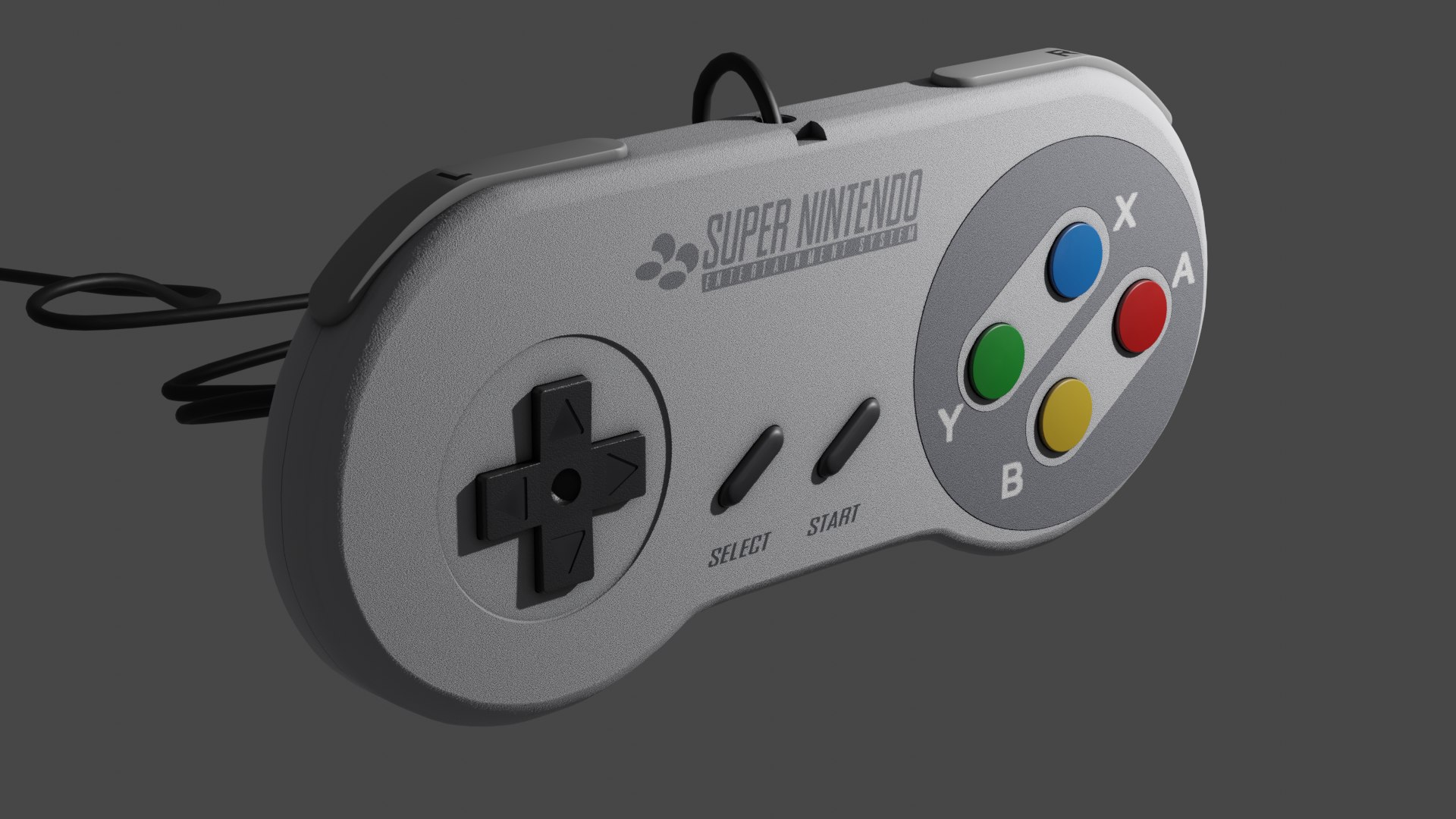 SNES-Controller 3D-Modell - TurboSquid 1589410
