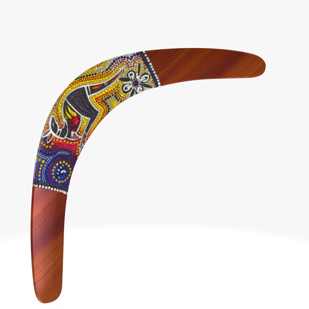 Australian boomerang 2 model - TurboSquid 1589418