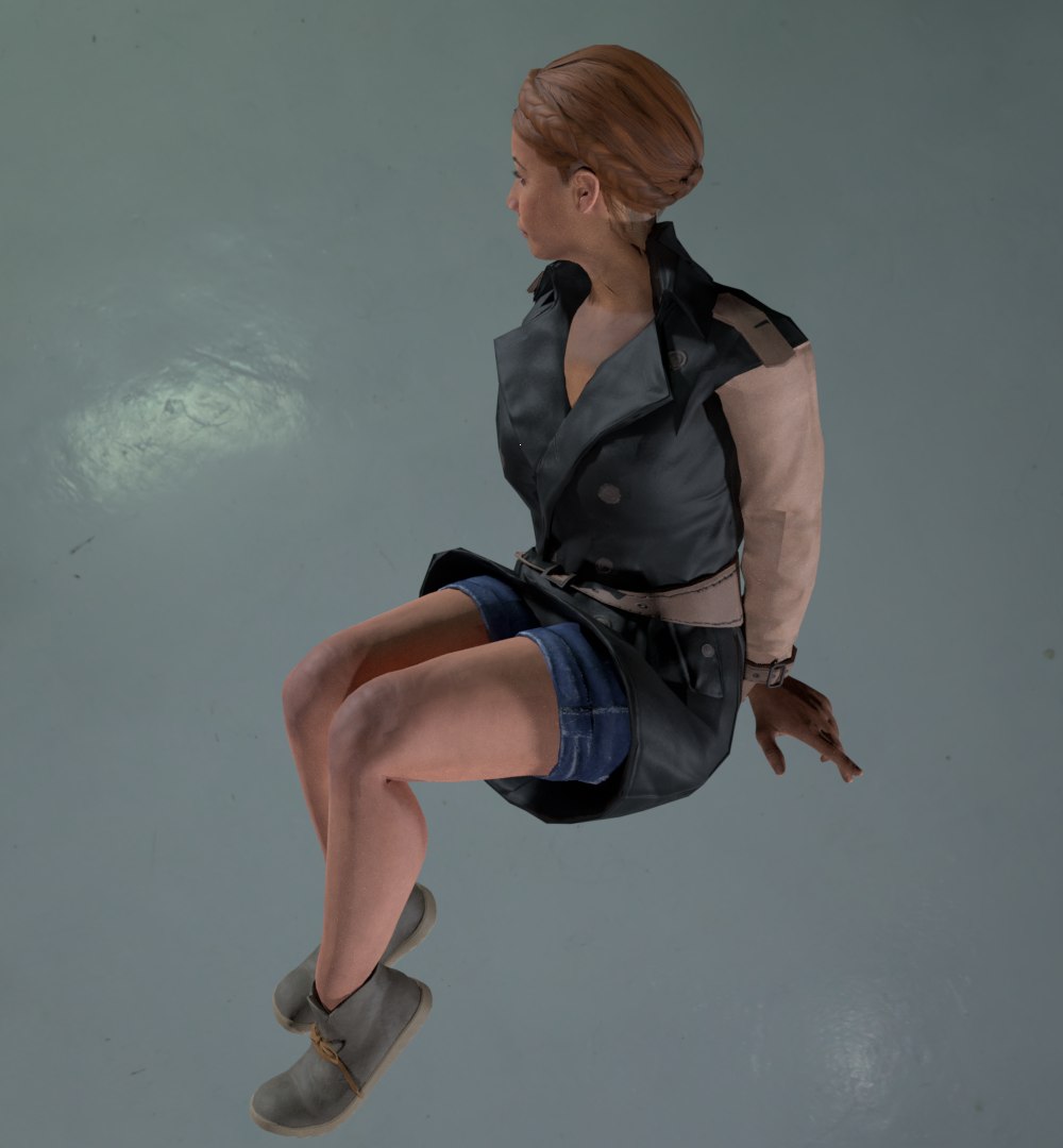 3D rigged female characters - TurboSquid 1589545