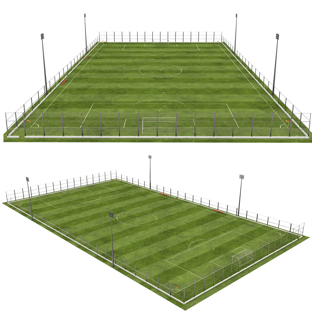3D soccer field - TurboSquid 1589904