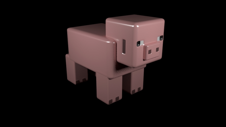 Pig minecraft 3D model - TurboSquid 1590388