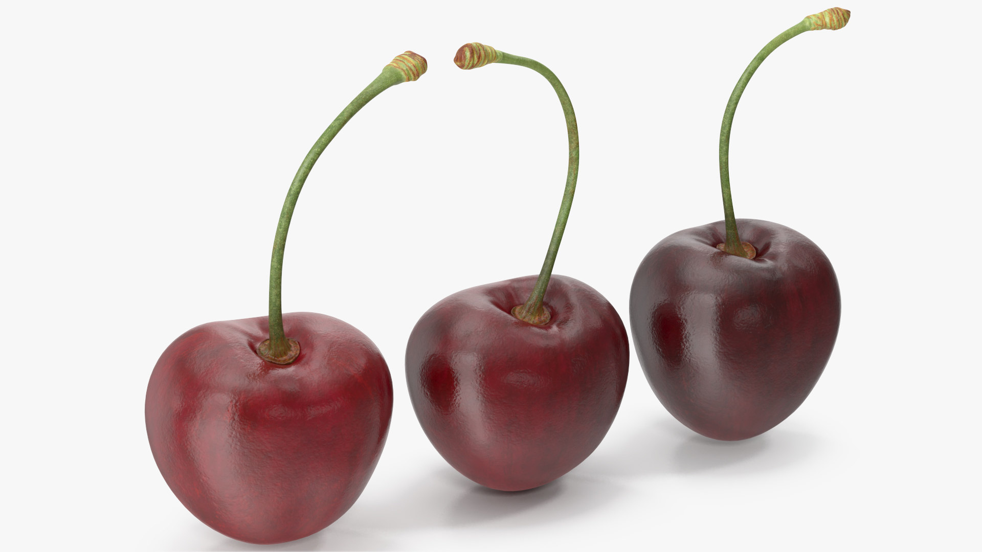 3D cherries model - TurboSquid 1590598