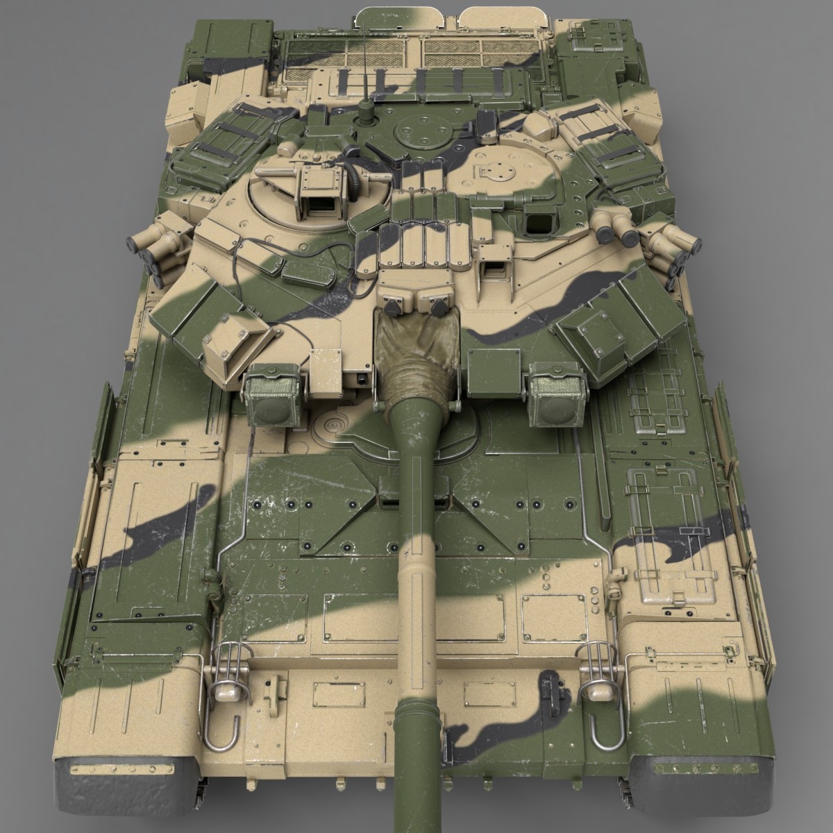 modelo 3d T90 Russian Tank - with turret interior - TurboSquid 1590663