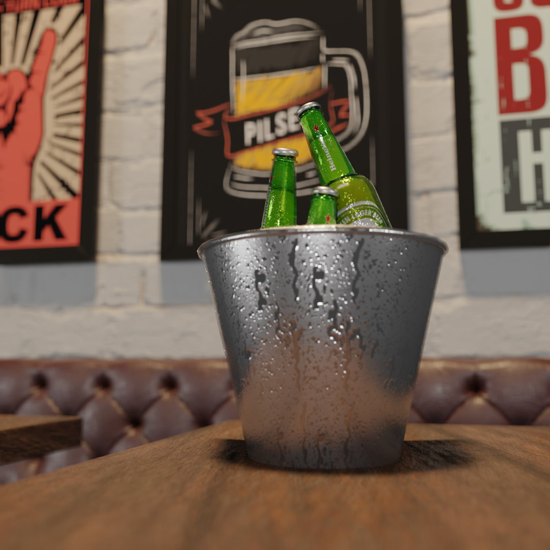 modelo 3d Bar Capitone para Blender - TurboSquid 1590795