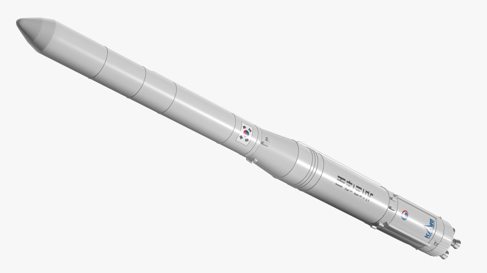 South korean rocket kslv 3D - TurboSquid 1591536