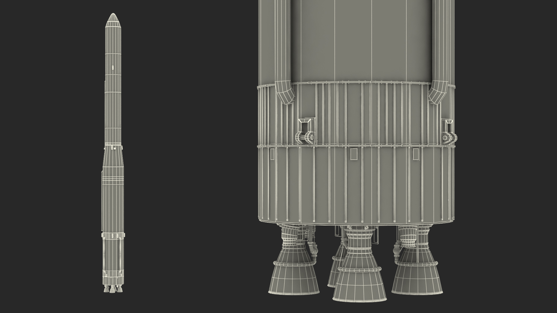 South korean rocket kslv 3D - TurboSquid 1591536