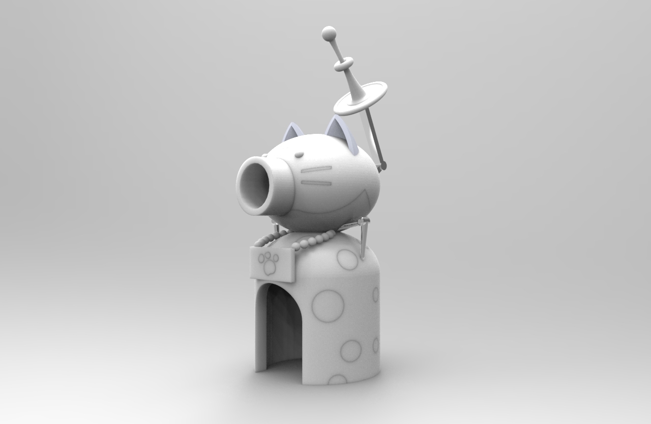 Die Battle Cats Katzenbasis 3D-Modell - TurboSquid 1591322