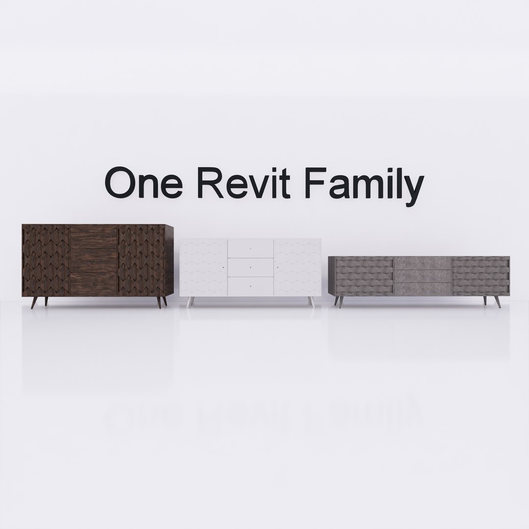 Guarda-roupa 1 Revit Family Full Parametric Modelo 3D - TurboSquid 1575463