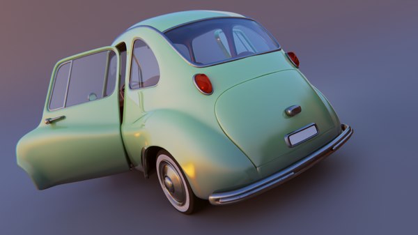 Subaru 360 1958 3D model - TurboSquid 1591649
