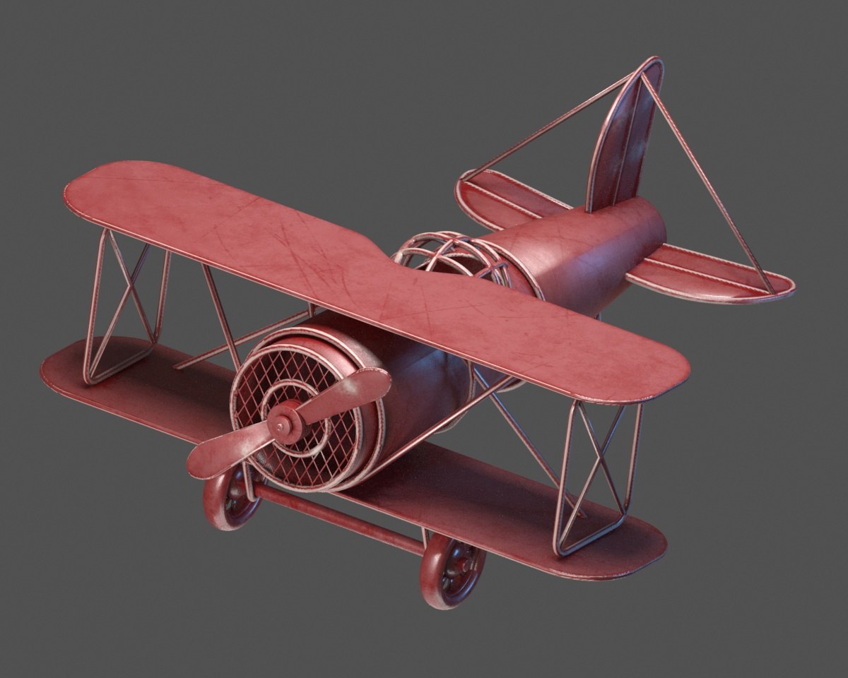 3D plane low-poly - TurboSquid 1591708