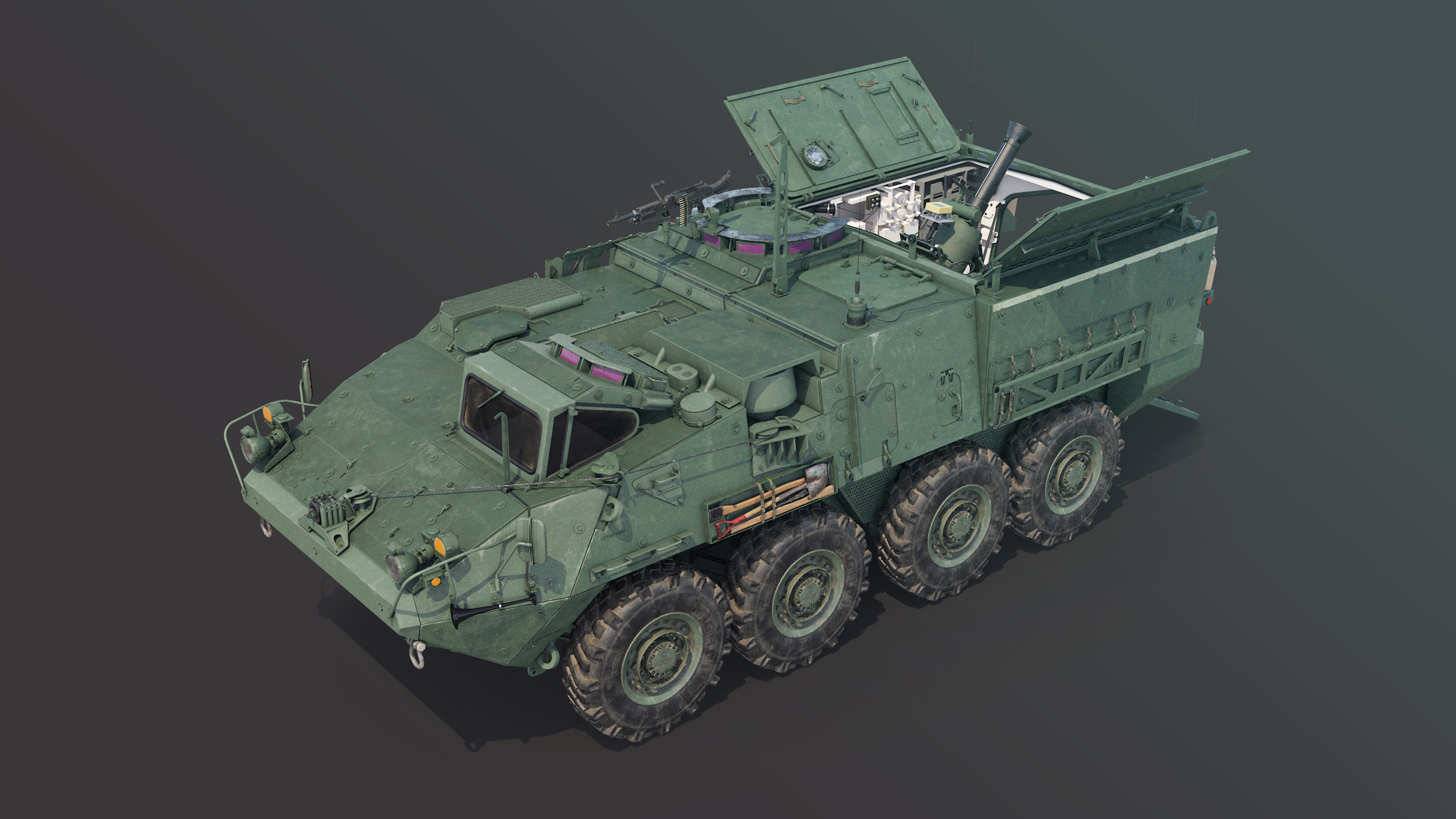 modelo 3d Stryker M1129 MC - TurboSquid 1592051