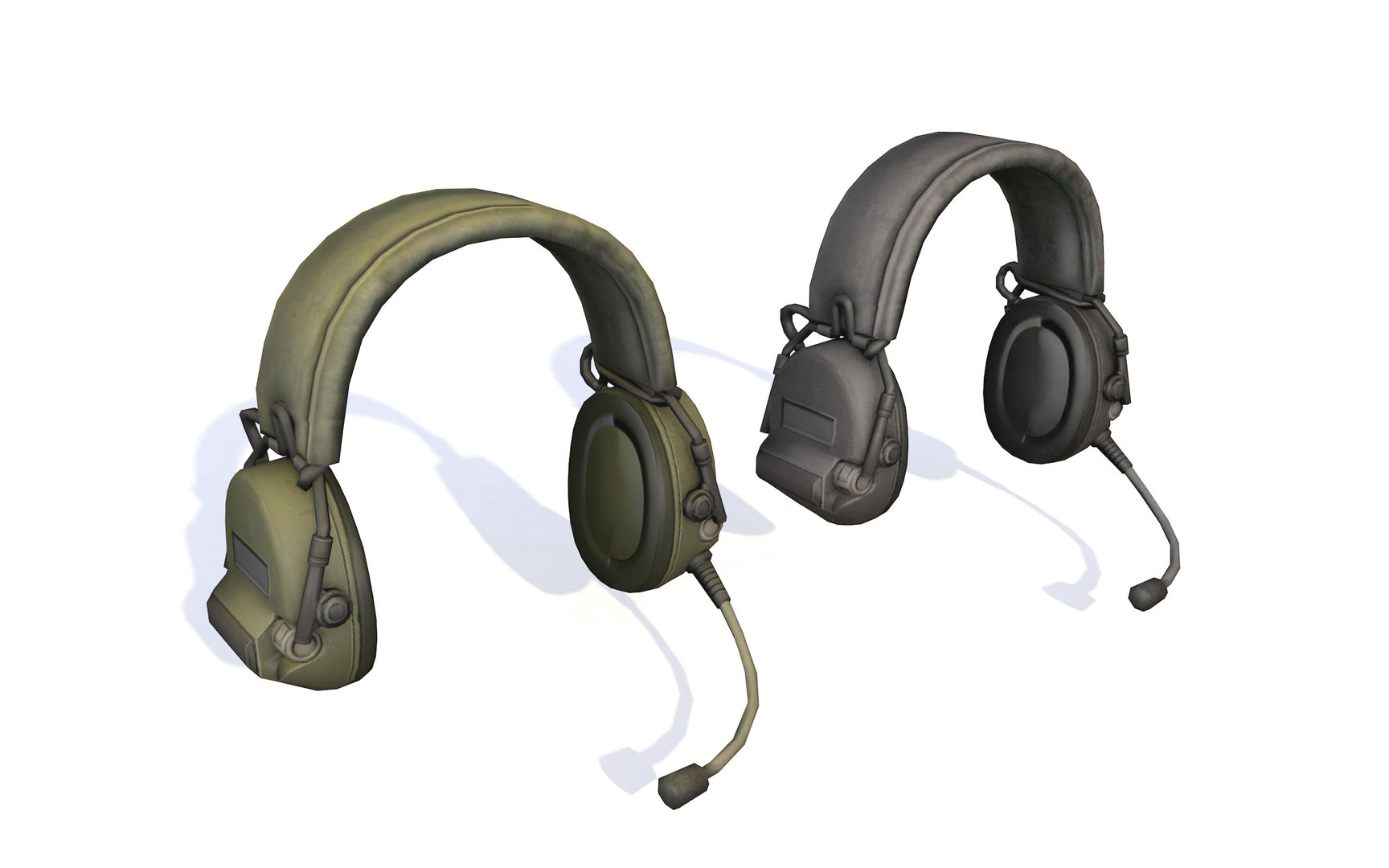 modelo 3d Soldado de auriculares lowpoly - TurboSquid 1592162