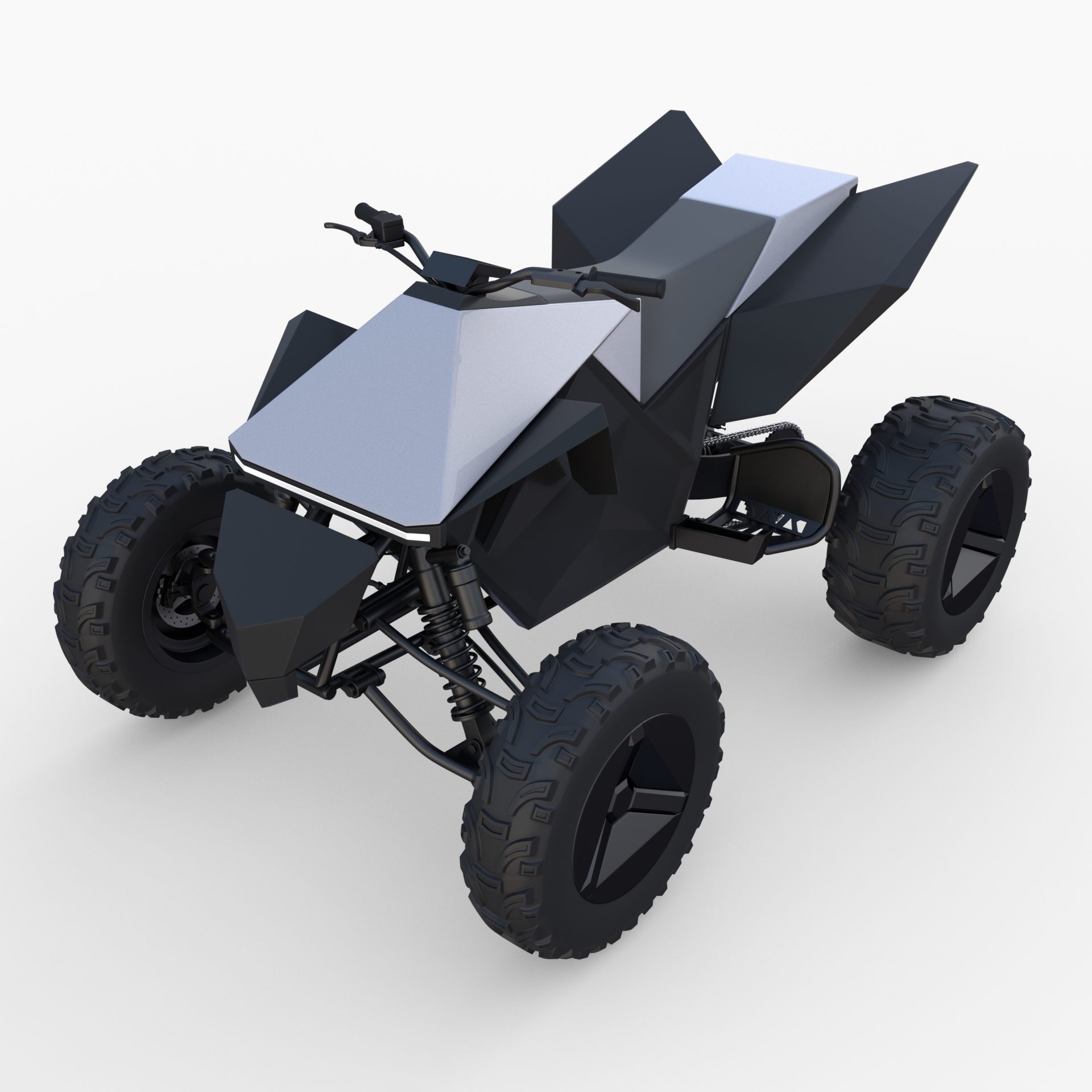 3D tesla cyberquad atv quads - TurboSquid 1592247
