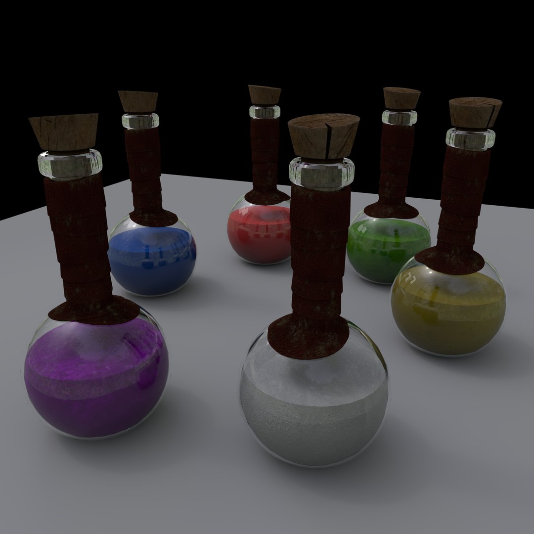 3D model potion - TurboSquid 1590325