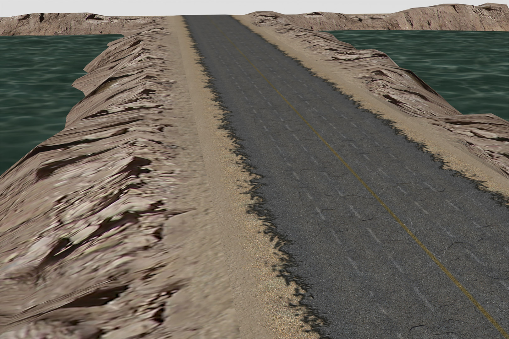 3d model pro road terrain pack