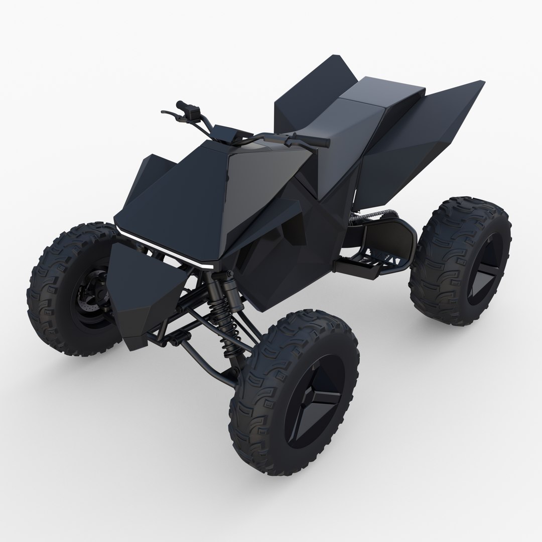 3D tesla cyberquad atv quads model - TurboSquid 1592261