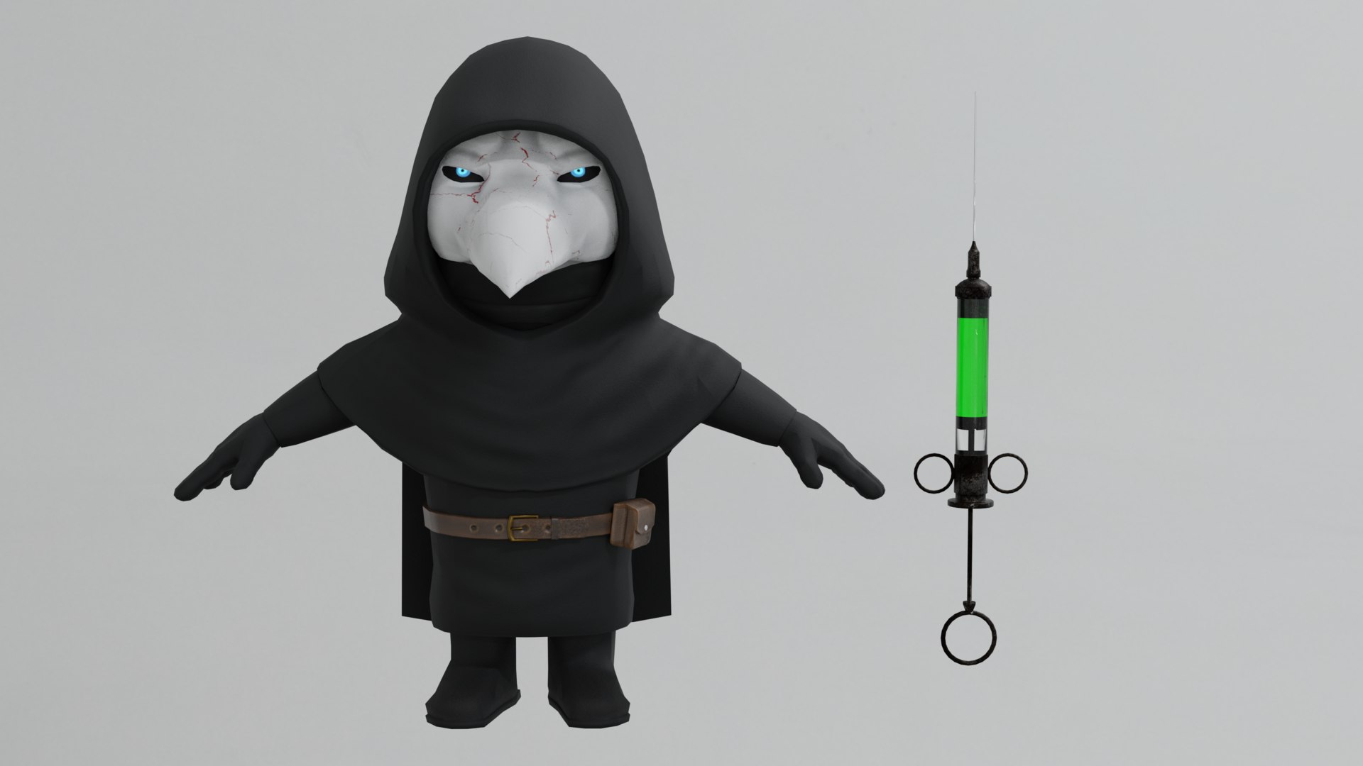 3D model scp-049 character - TurboSquid 1592297