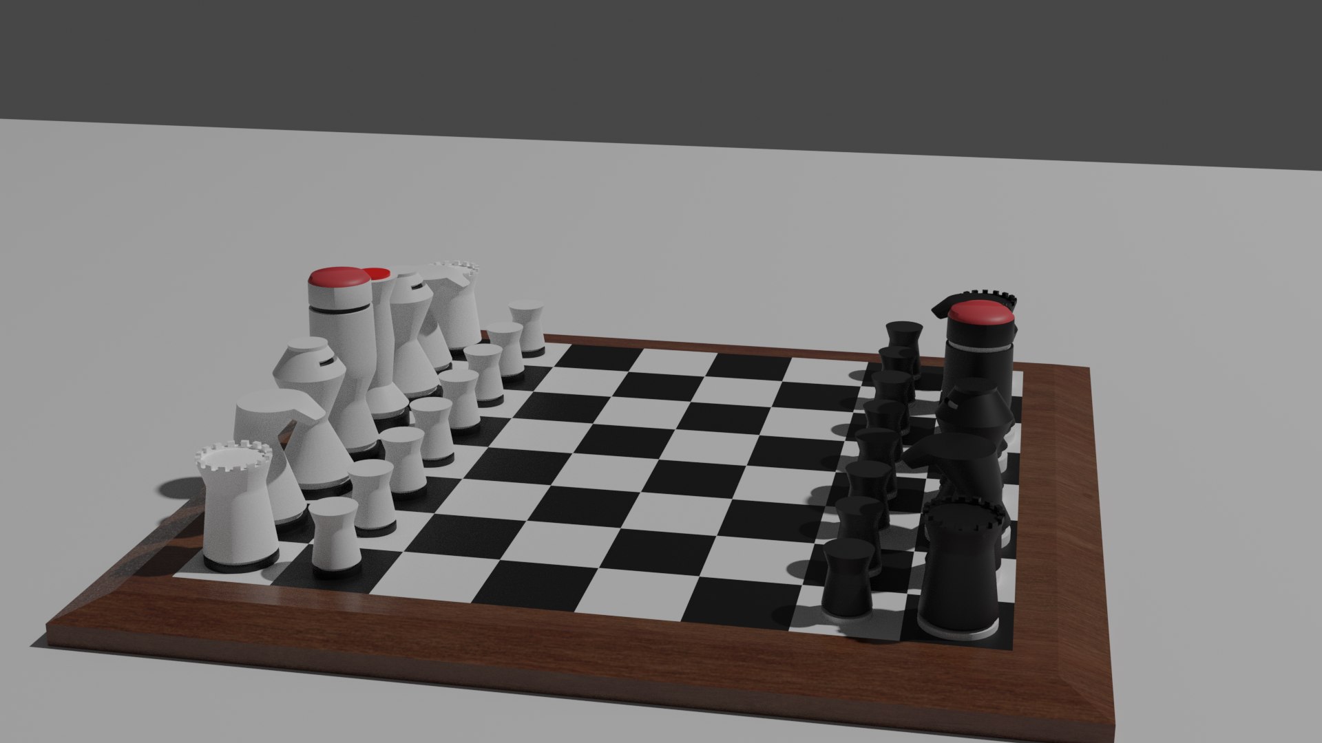 3D model modern chess set - TurboSquid 1592407
