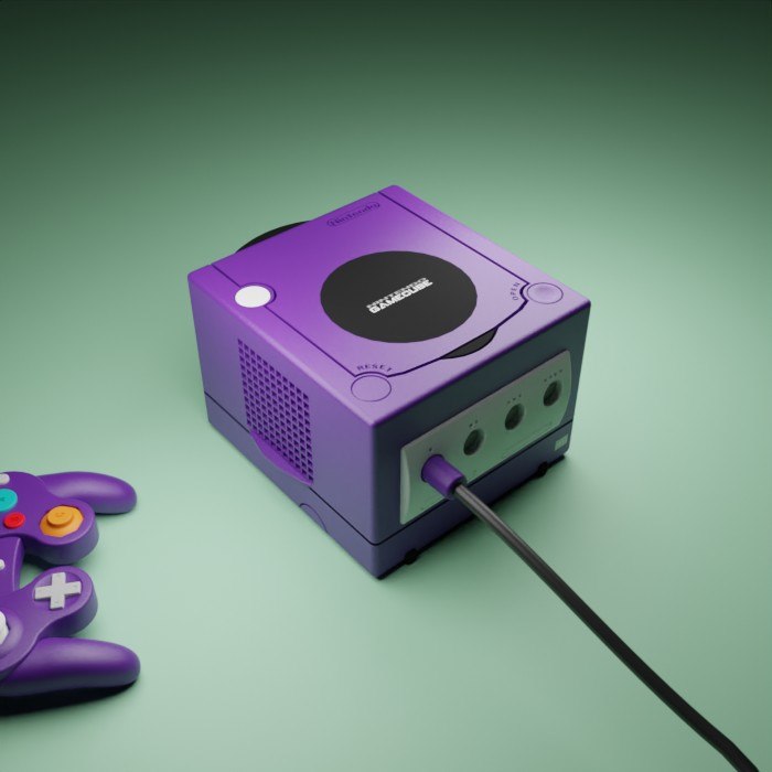 3D model nintendo gamecube home video - TurboSquid 1592702