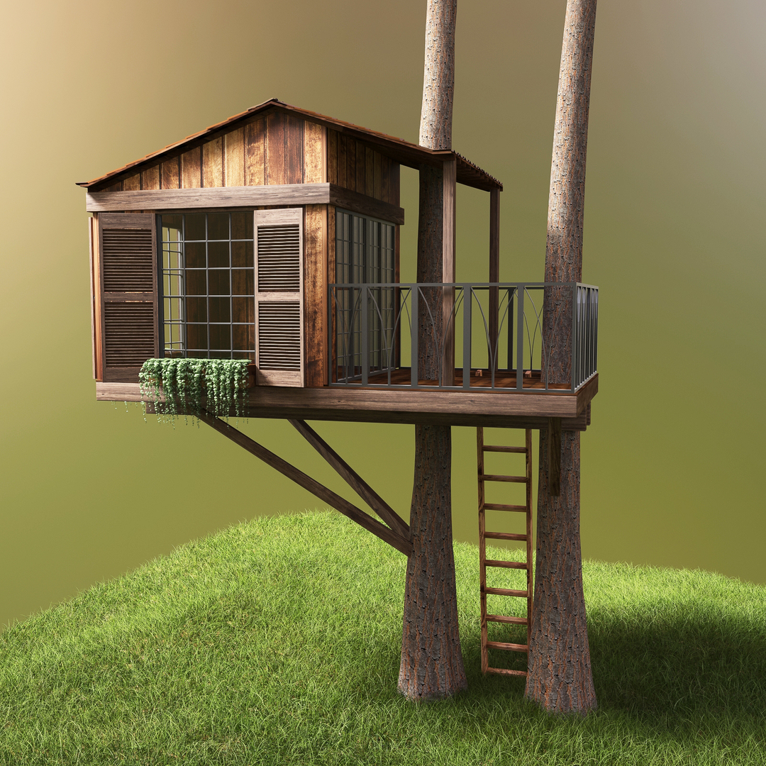 3D tree house - TurboSquid 1592746