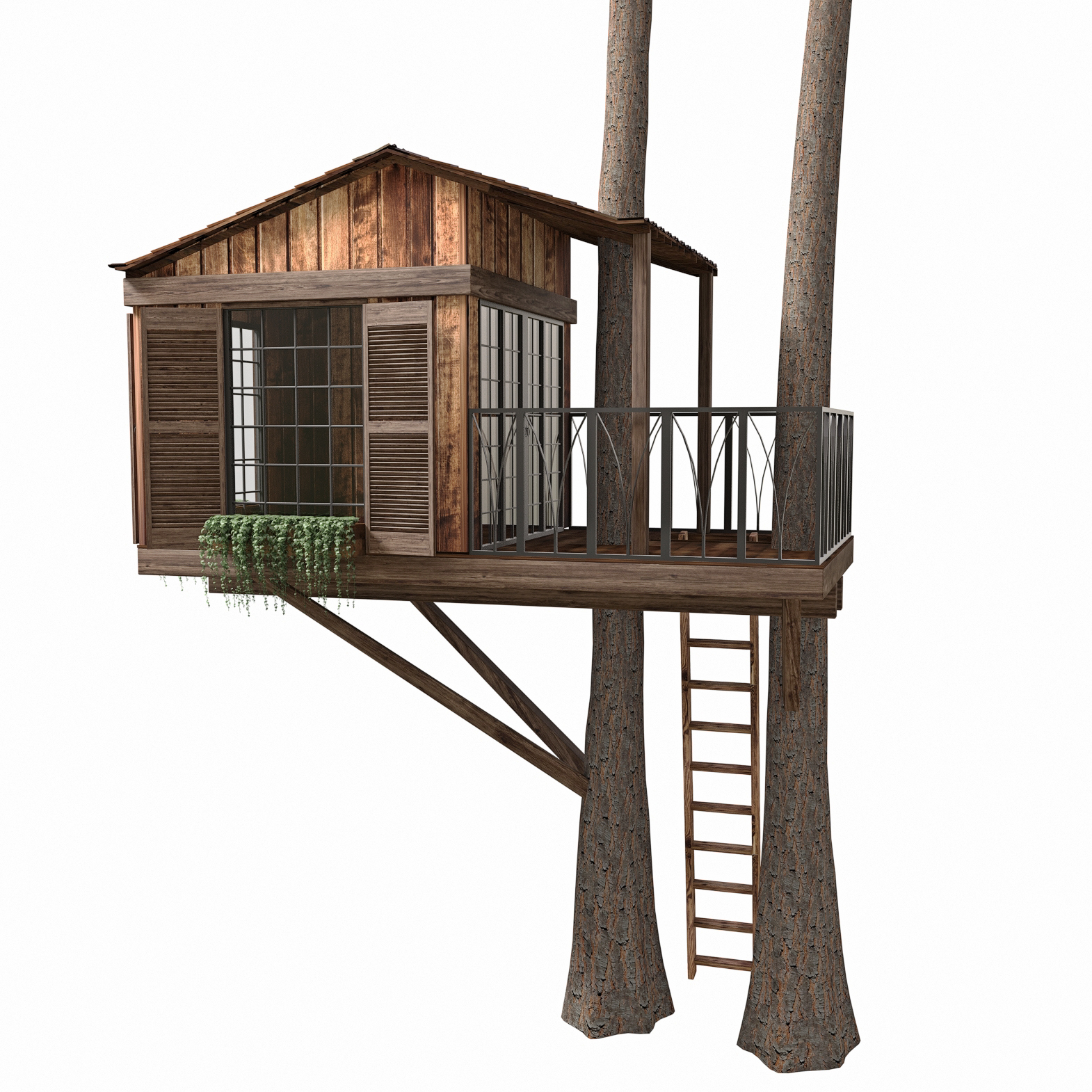 3D tree house - TurboSquid 1592746