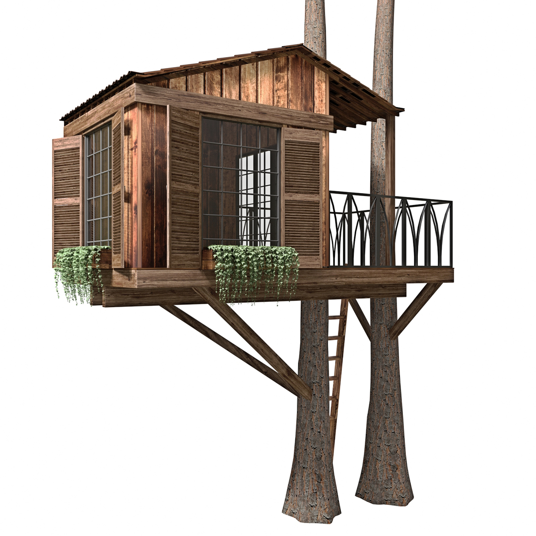 3D tree house - TurboSquid 1592746