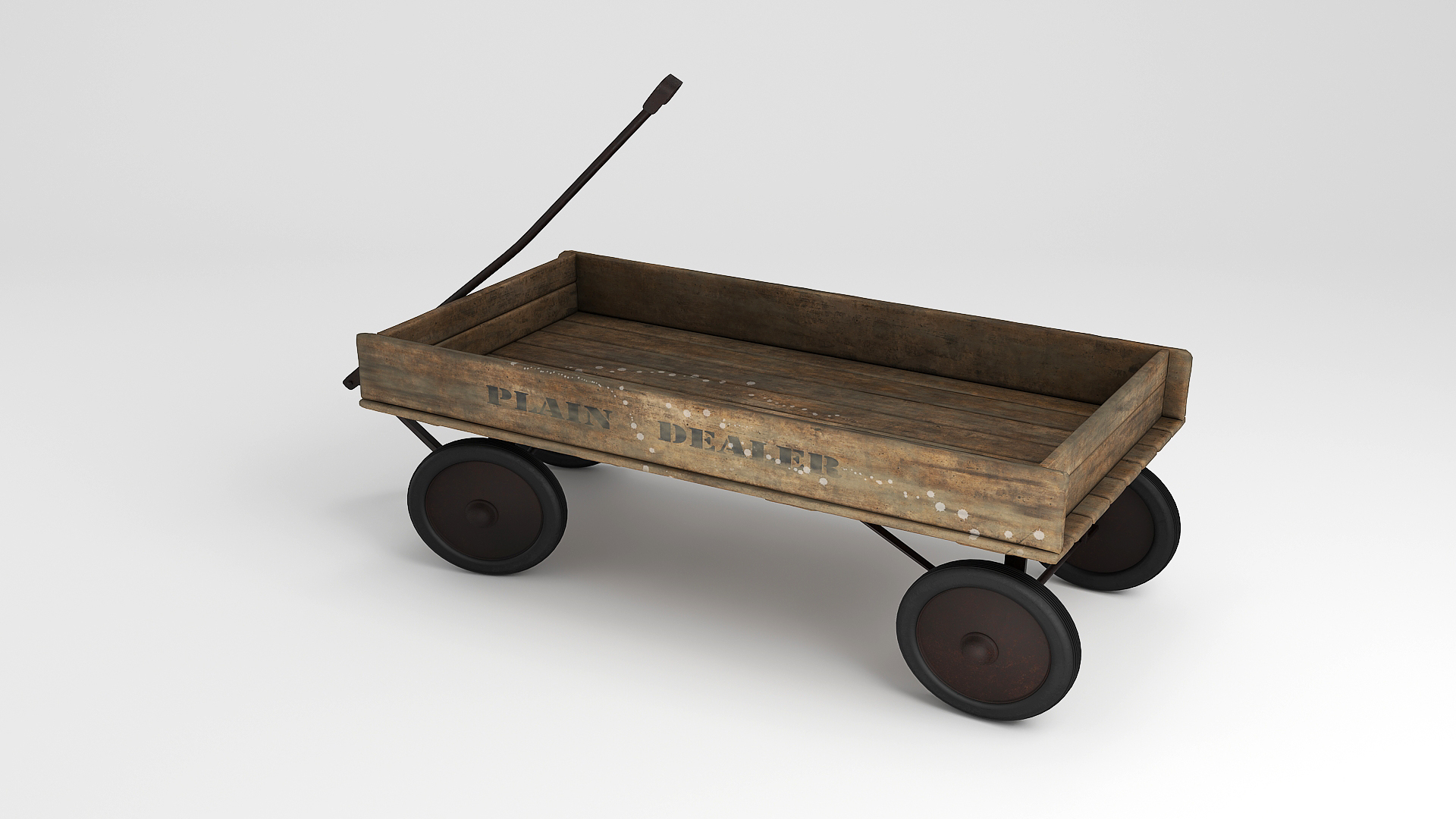 Wooden wagon 3D model - TurboSquid 1592750