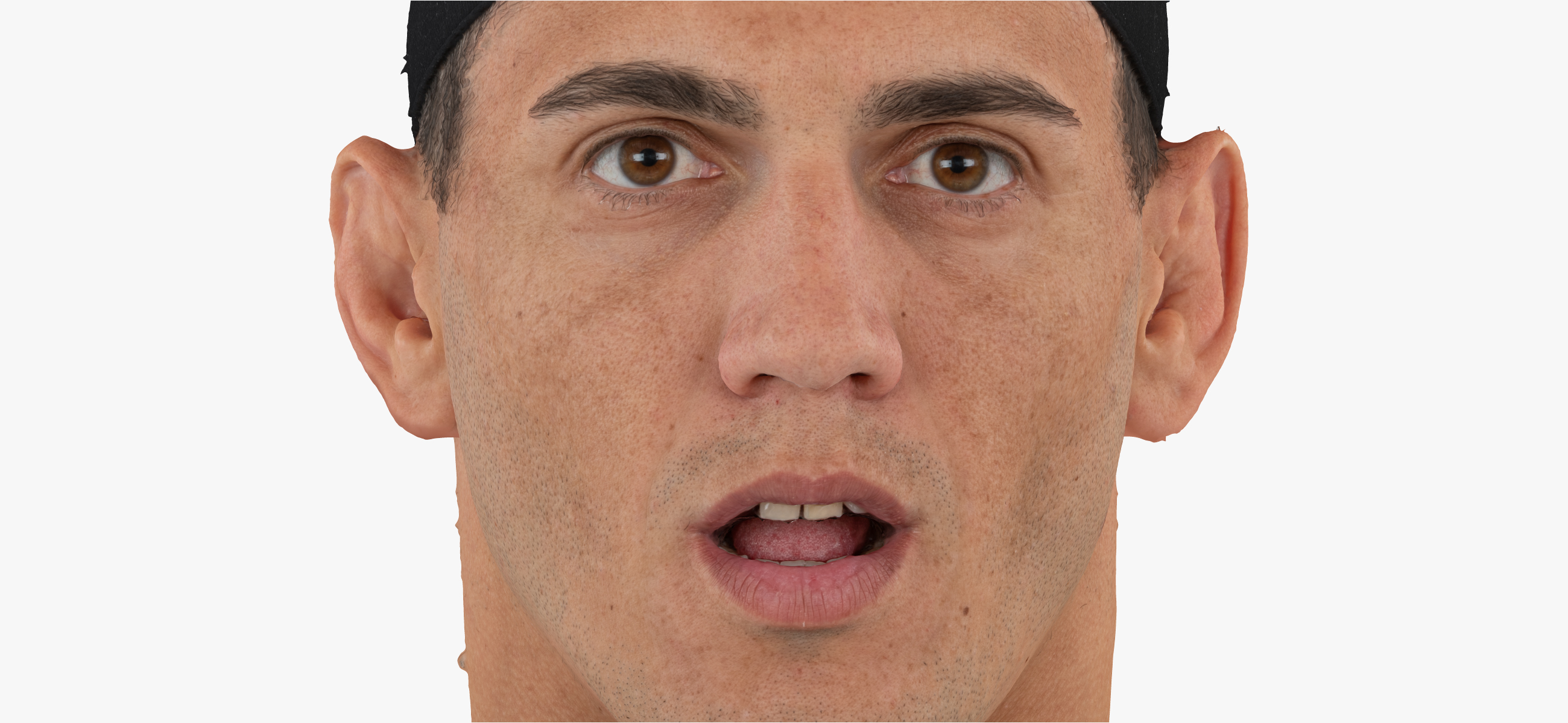 Mike human head pose 3D model - TurboSquid 1592783