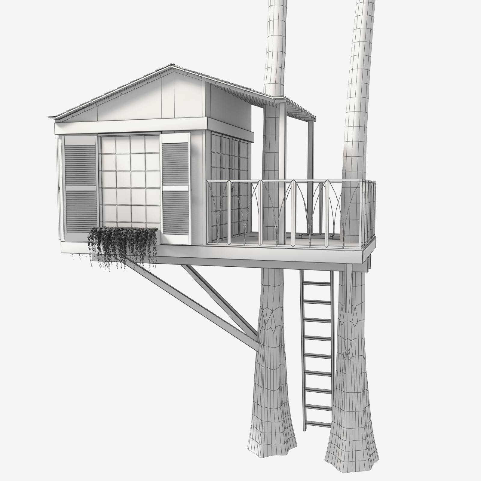3D tree house - TurboSquid 1592746