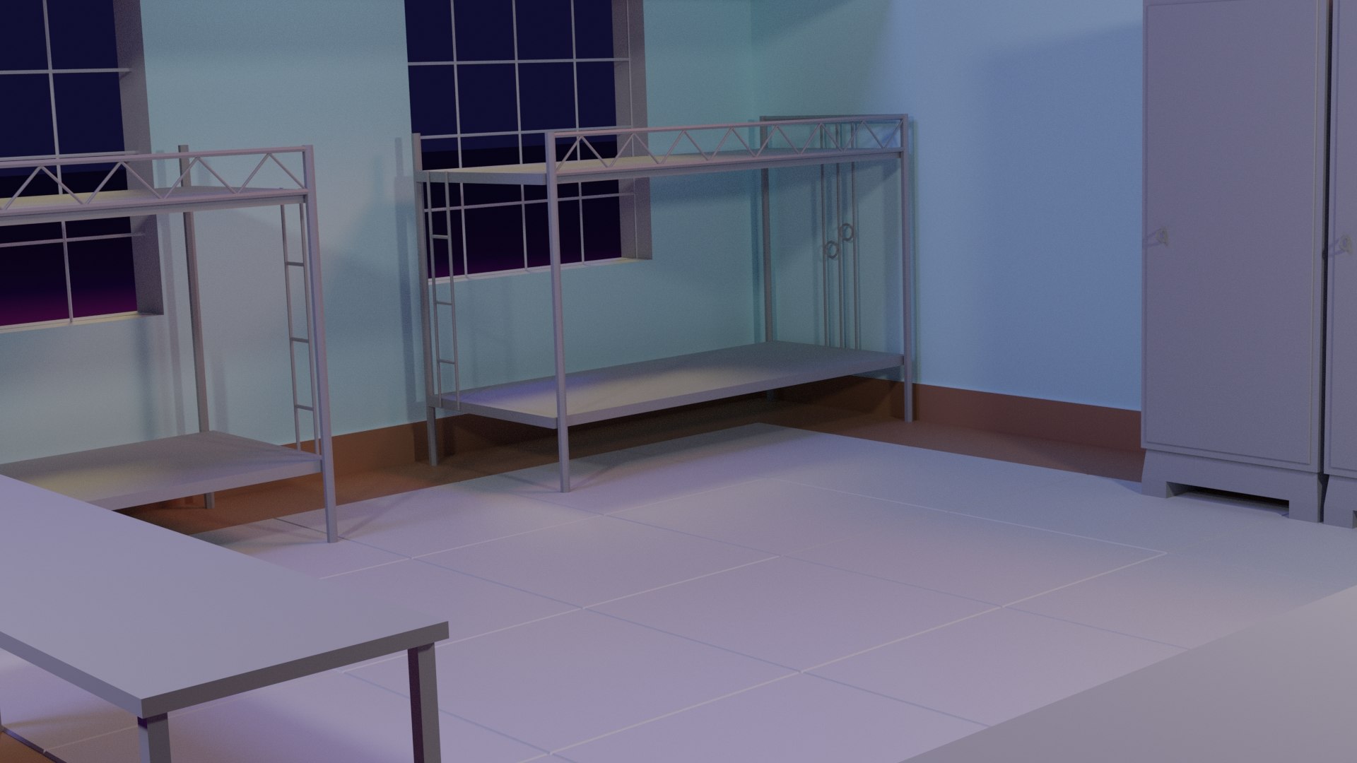 3D model dorm room - TurboSquid 1592819