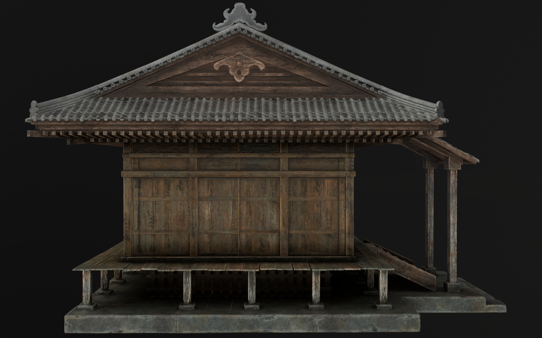 Shinto shrine house games 3D model - TurboSquid 1592906