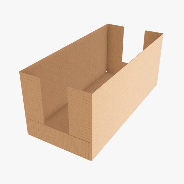 Cardboard short box 3D - TurboSquid 1592909
