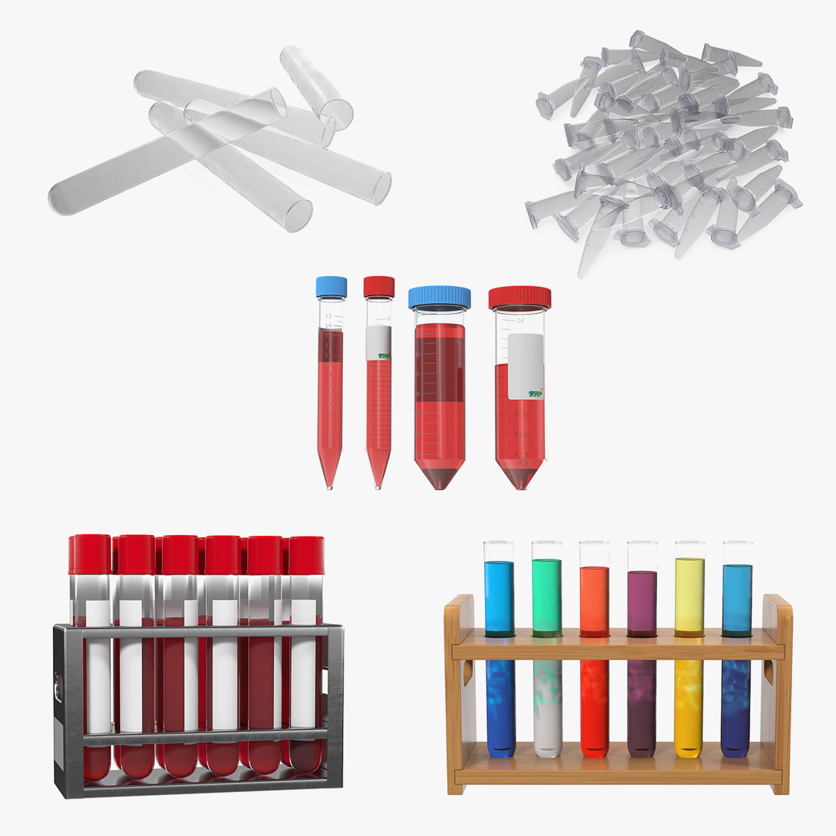 Laboratory test tubes 2 model - TurboSquid 1593086