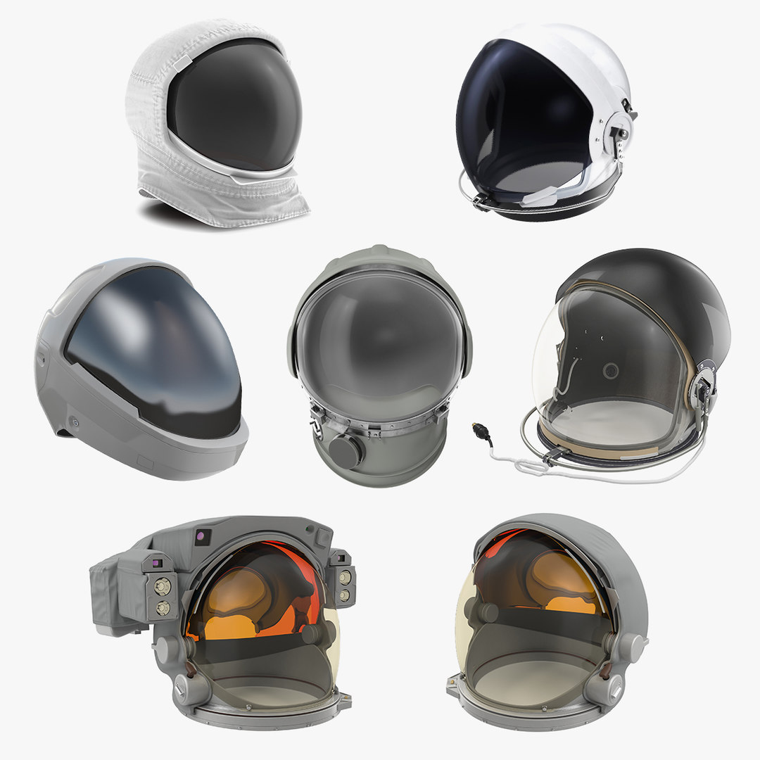Space helmets 2 3D model - TurboSquid 1593097
