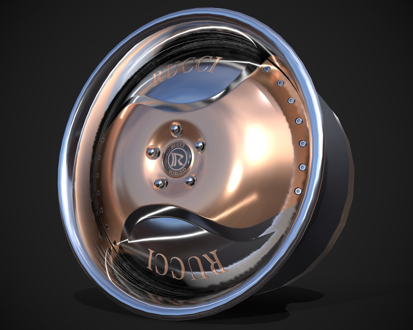 3D luxury rim rucci wheels - TurboSquid 1593148