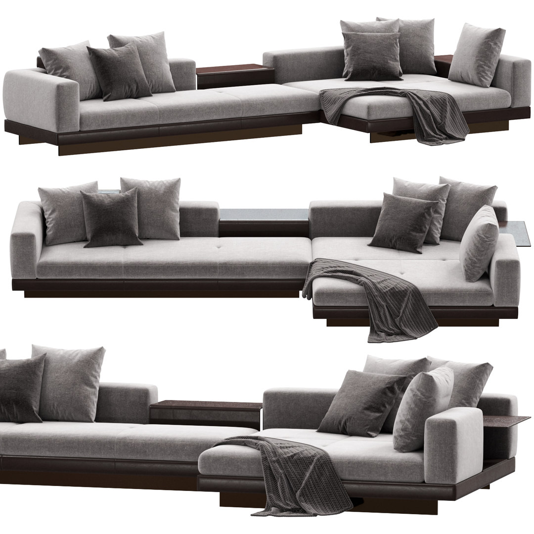 3D minotti connery sofa - TurboSquid 1593248