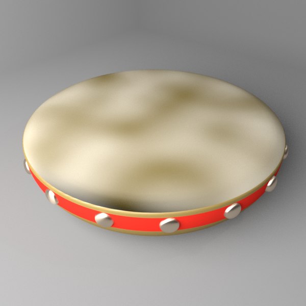 Kompang drum 3D - TurboSquid 1593405