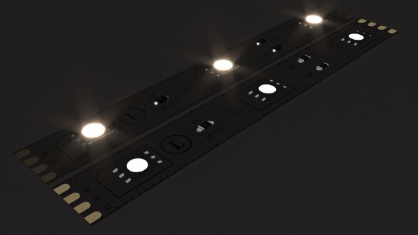 Led strip light interior 3D - TurboSquid 1593558
