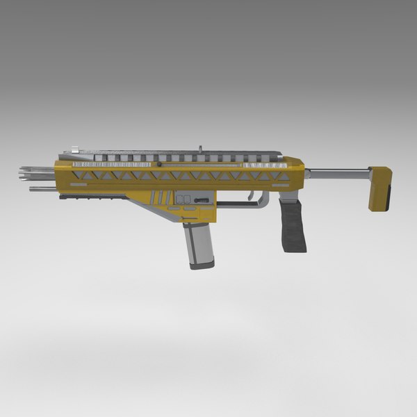 Futuristic smg gun 3D - TurboSquid 1593660