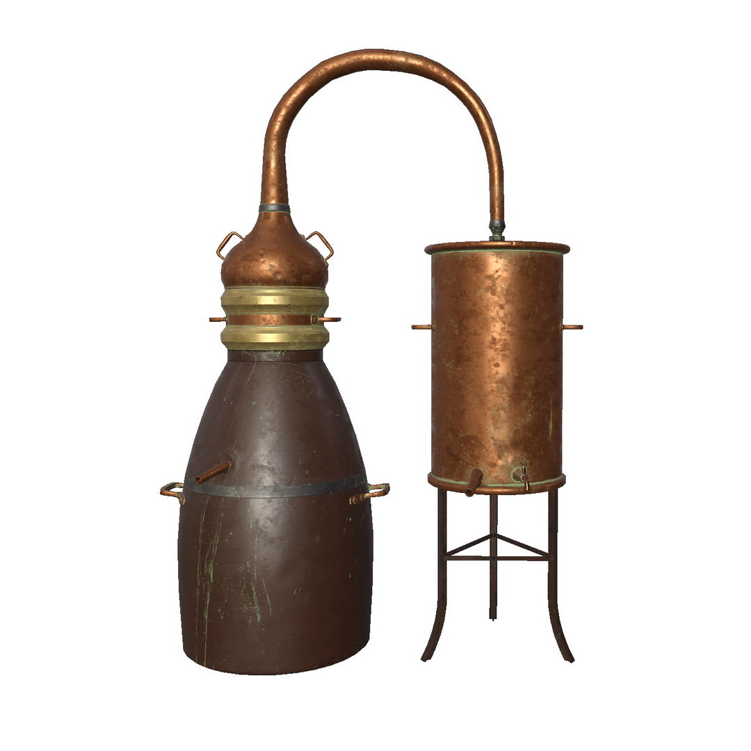 Old distillation 3D - TurboSquid 1593709